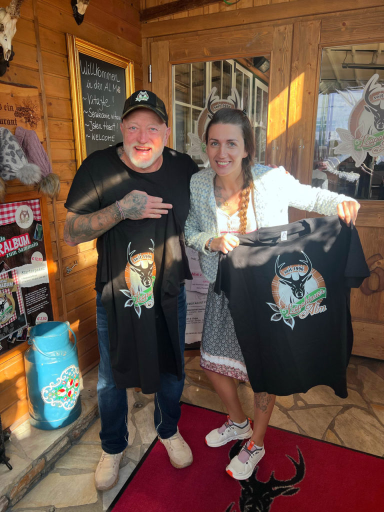 Leopoldauer Alm Fan Shirt Logo XXL Restaurant Leopoldauer Alm